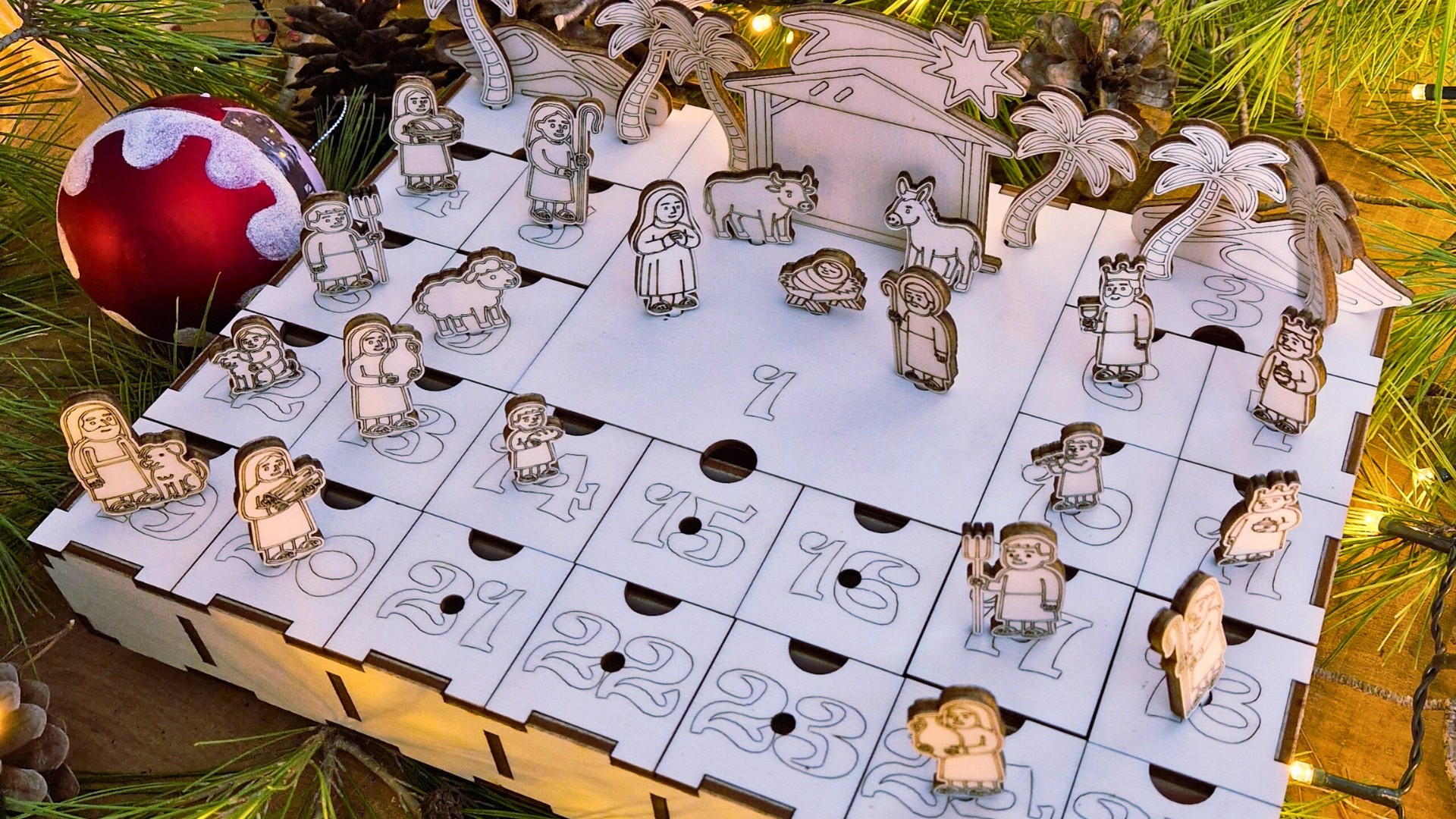 Calendario avvento in legno – Tutto il legno per il tuo fai da te